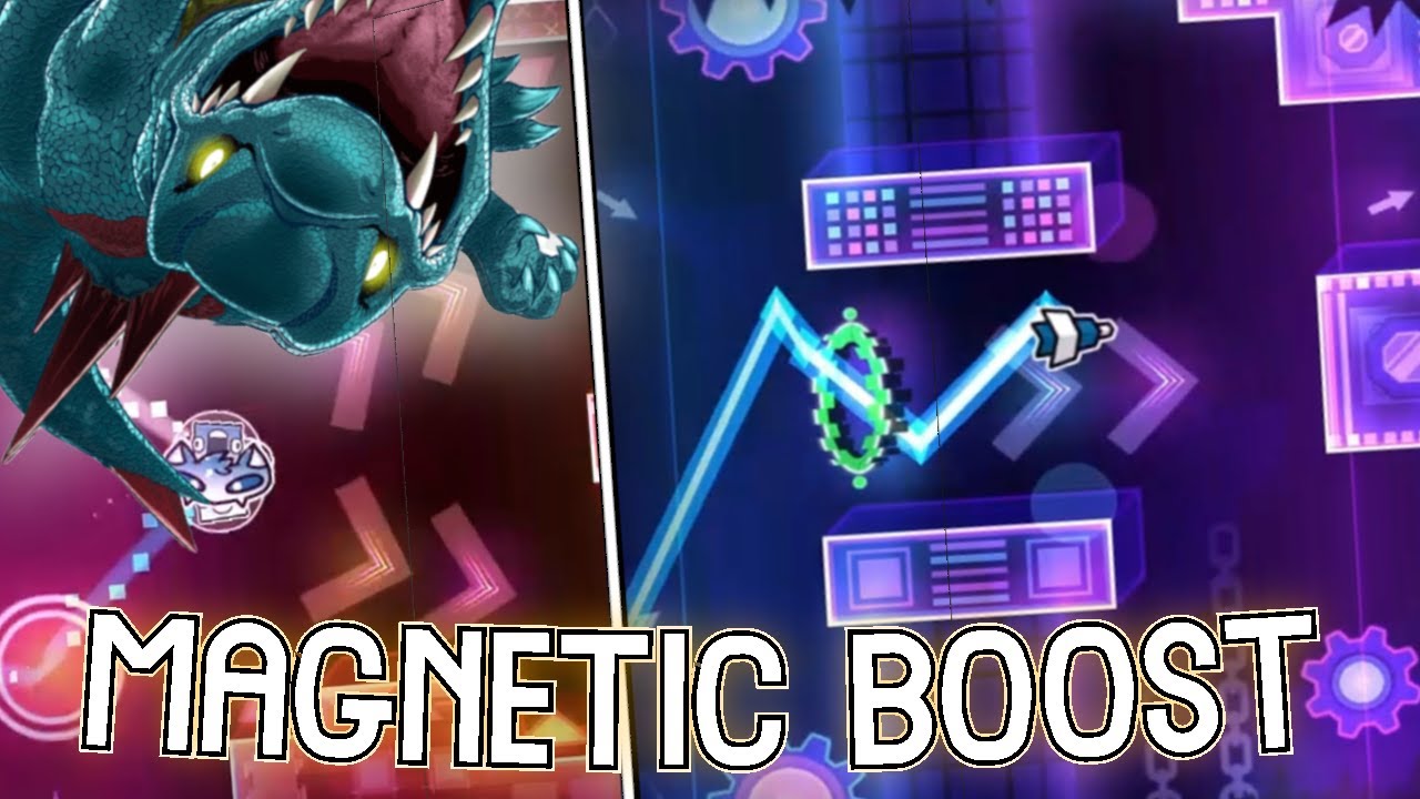 [4K] Magnetic Boost by MathewMV - Geometry Dash 2.2 - SHOWCASE - YouTube