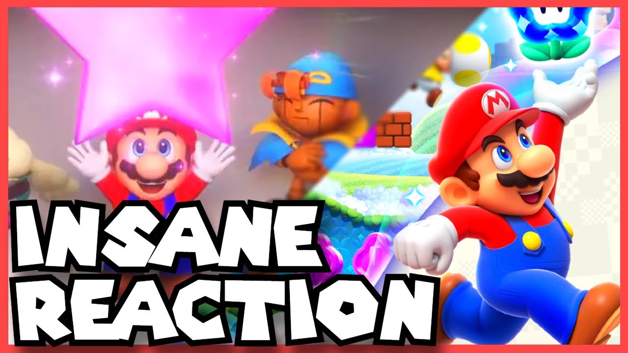 CRAZY REACTION TO SUPER MARIO WONDER AND MARIO RPG REMAKE - YouTube