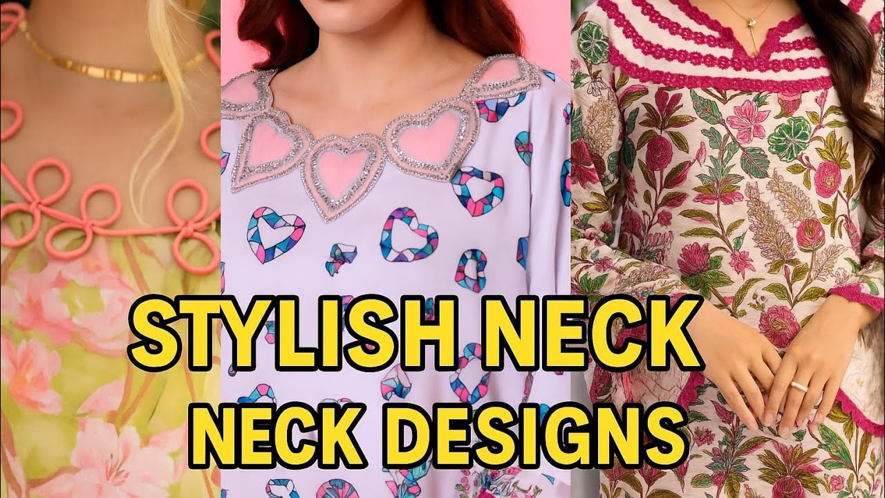 Trending neck designs ||neck designs ideas ||easy nick designs - YouTube