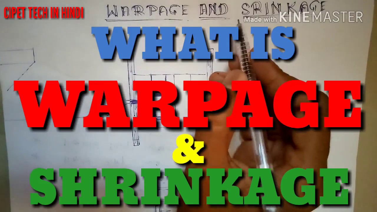 What is warpage and shrinkage - YouTube