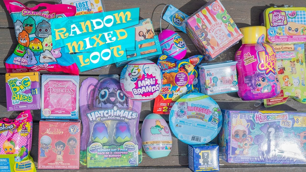 Random And Mixed Loot Blind Bag Toys Unboxing #5 - YouTube
