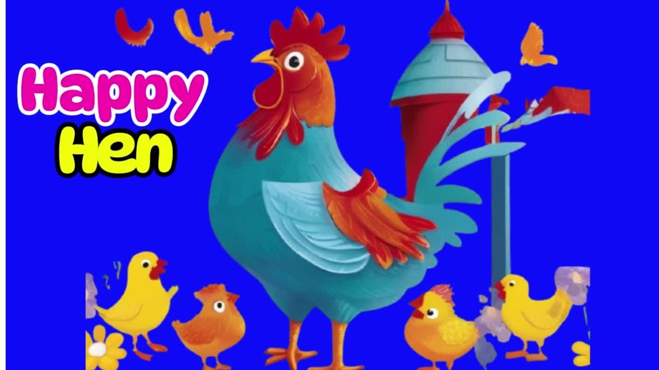 The Happy Hen Song | Delightful Children's Song | Kidsjourney - YouTube