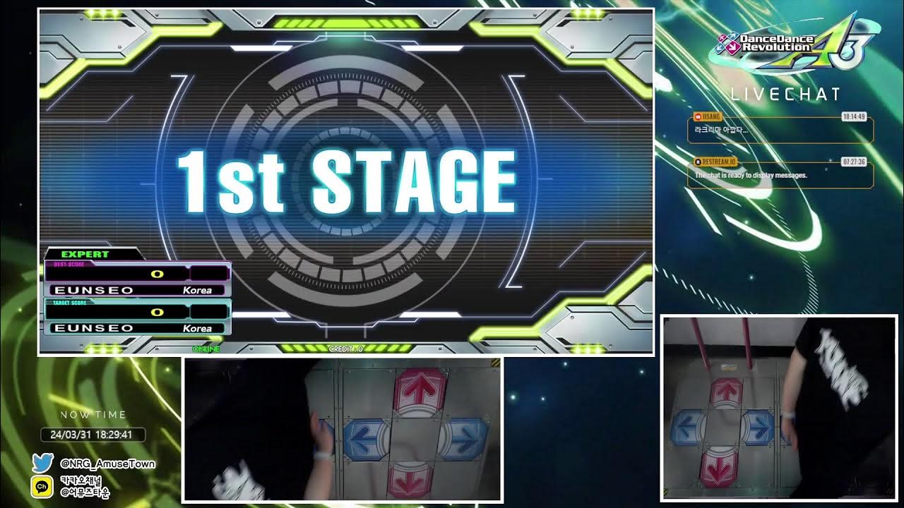 [AmuseTown] DDR Live stream - YouTube