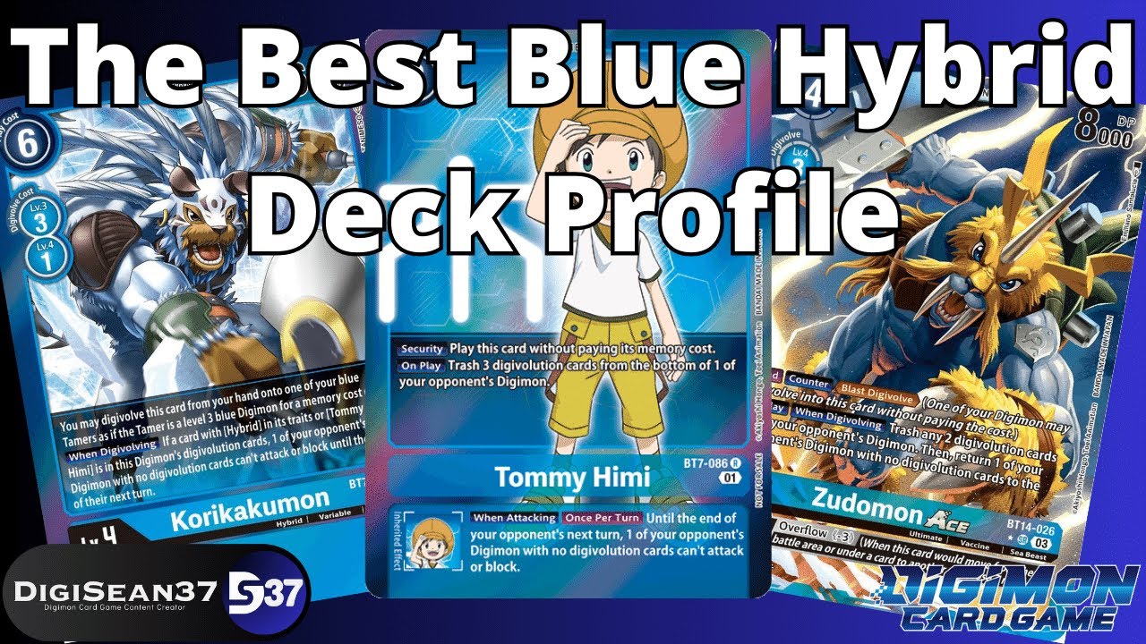 Blue Hybrid Deck Profile | Digimon Card Game | BT14 Blast ACE - YouTube