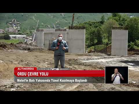 Ordu çevre yolu'nun ikinci etabında tünel açma çalışmaları başladı I Ordu Altaş TV - 24 Mayıs 2021