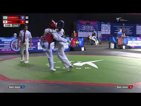 119 R16 Men  63kg KAZ TLEUGABYLOV A  KOR SEO H