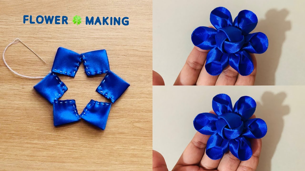 DIY: How to make an adorable fabric rose flower in just 7 minutes ...