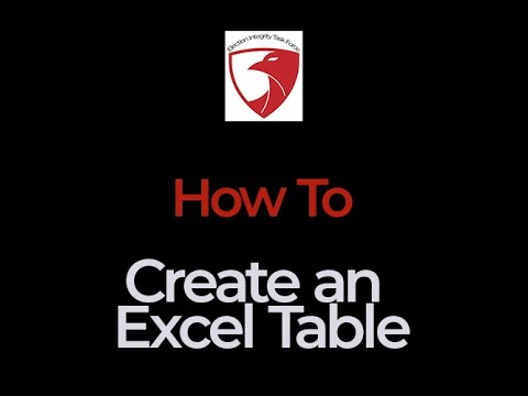 How To Create An Excel Spreadsheet - Youtube