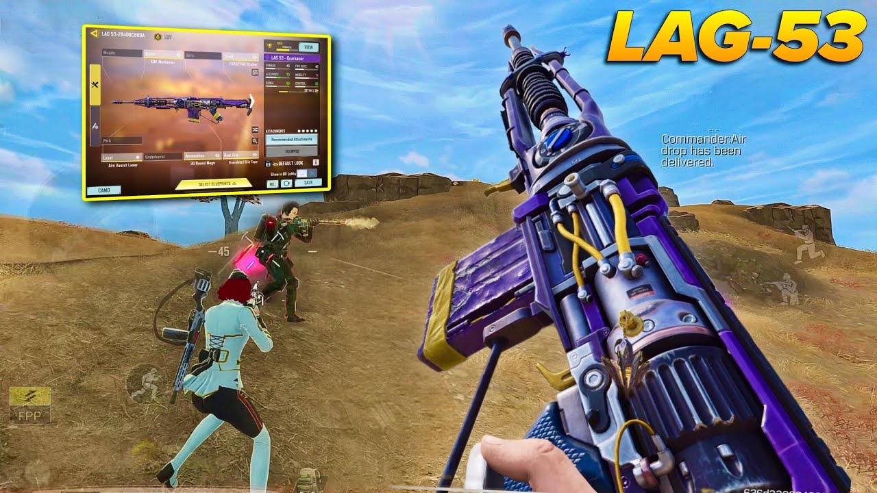 *NEW* LAG 53 - Quarkaser IS PAY TO WIN 😍 COD MOBILE | BEST LAG-53 LOADOUT/GUNSMITH | FULL ...