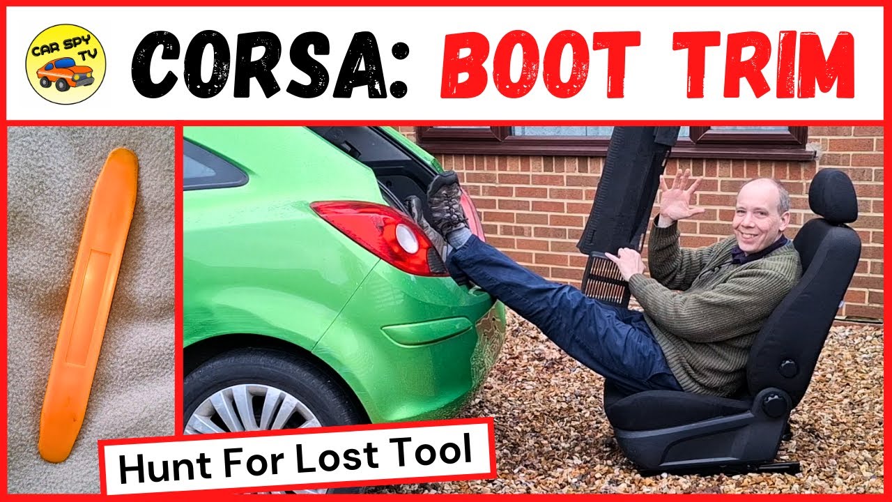 Vauxhall Corsa D Remove Boot Trim: Lost Tool (Opel Corsa D) - YouTube