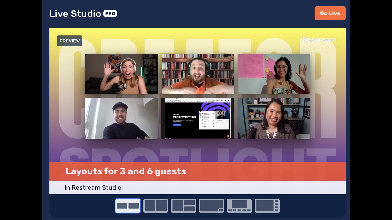 Live Streaming Layouts with Guests - YouTube