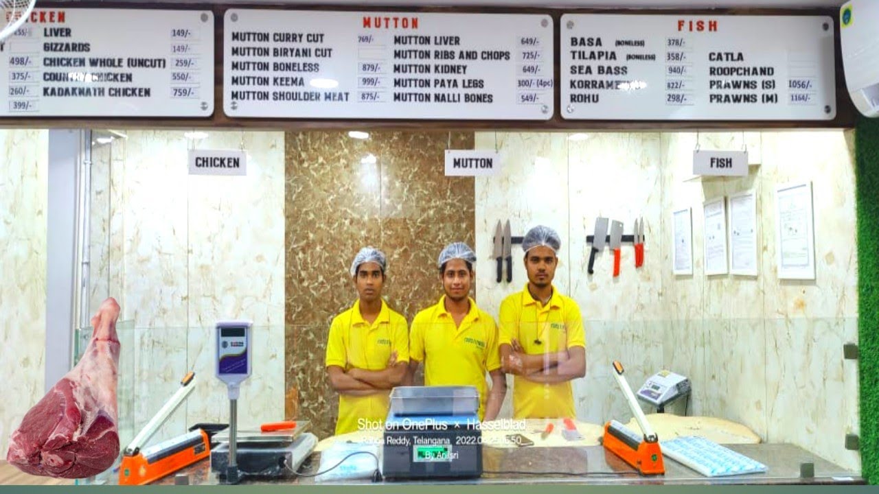 MUTTON CUTTING SHOP Roots n Meats CHICKEN SHOP FAST CUTTING SKINLESS ...