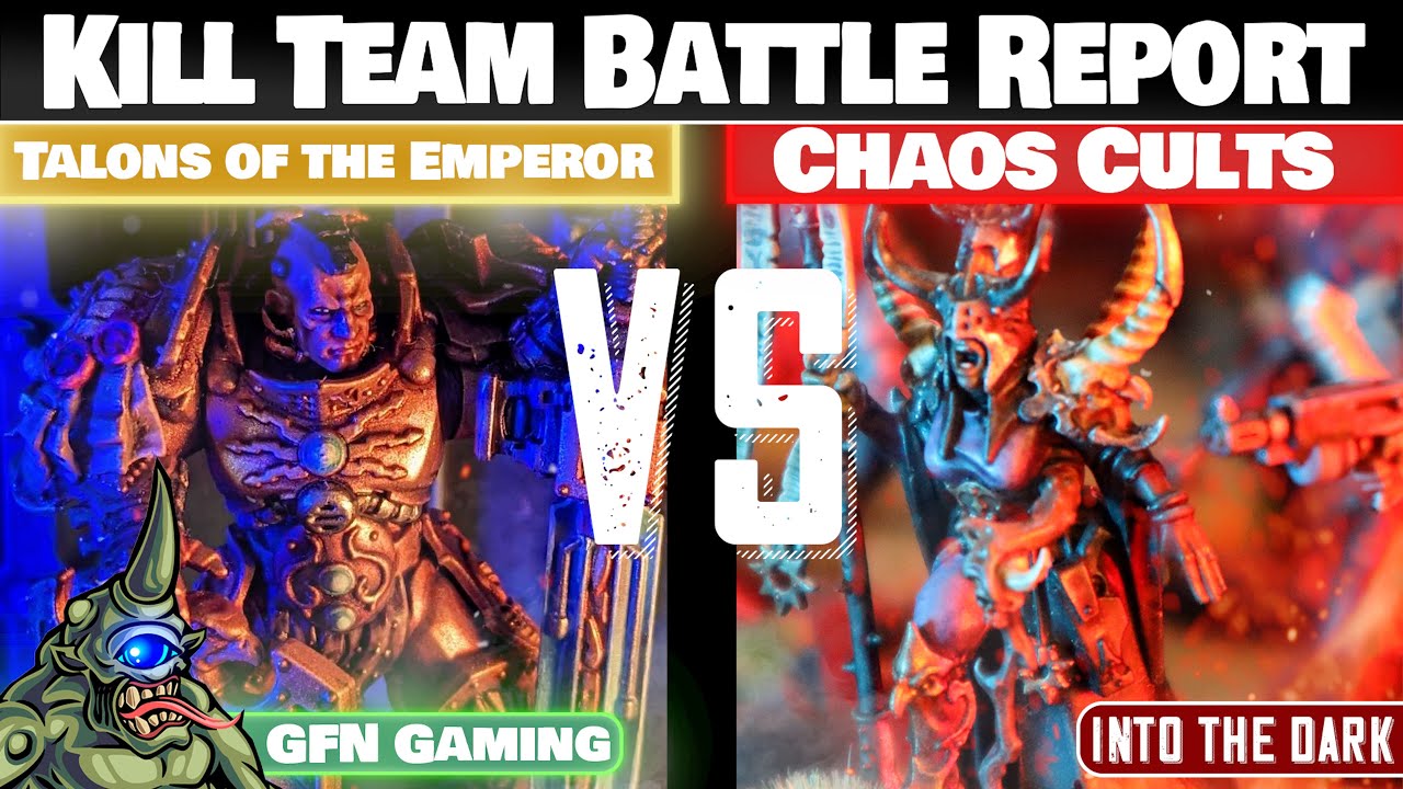 Chaos Cult VS Custodes - Kill Team Battle Report - Into the Dark - YouTube