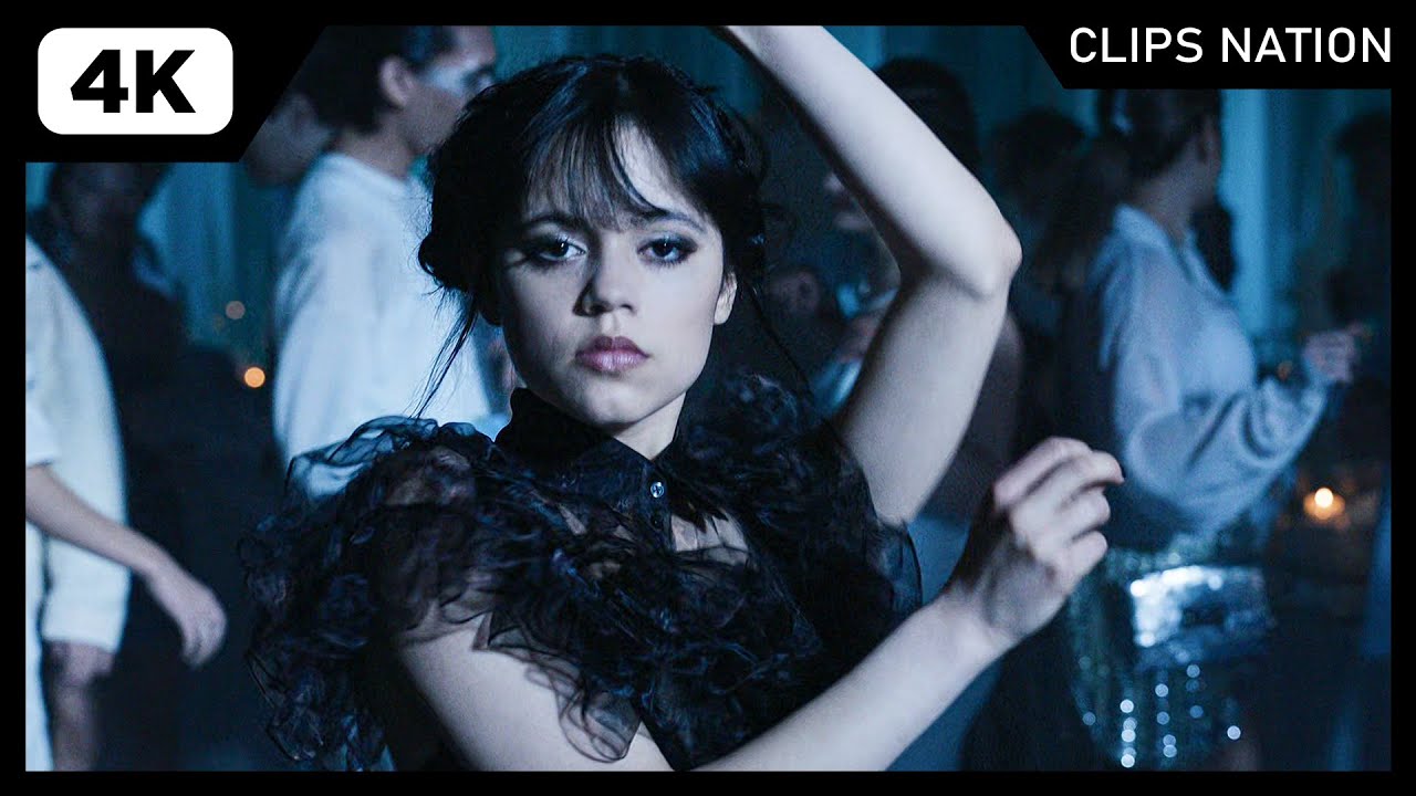 Wednesday Addams Dance Scene | 4K UHD - YouTube