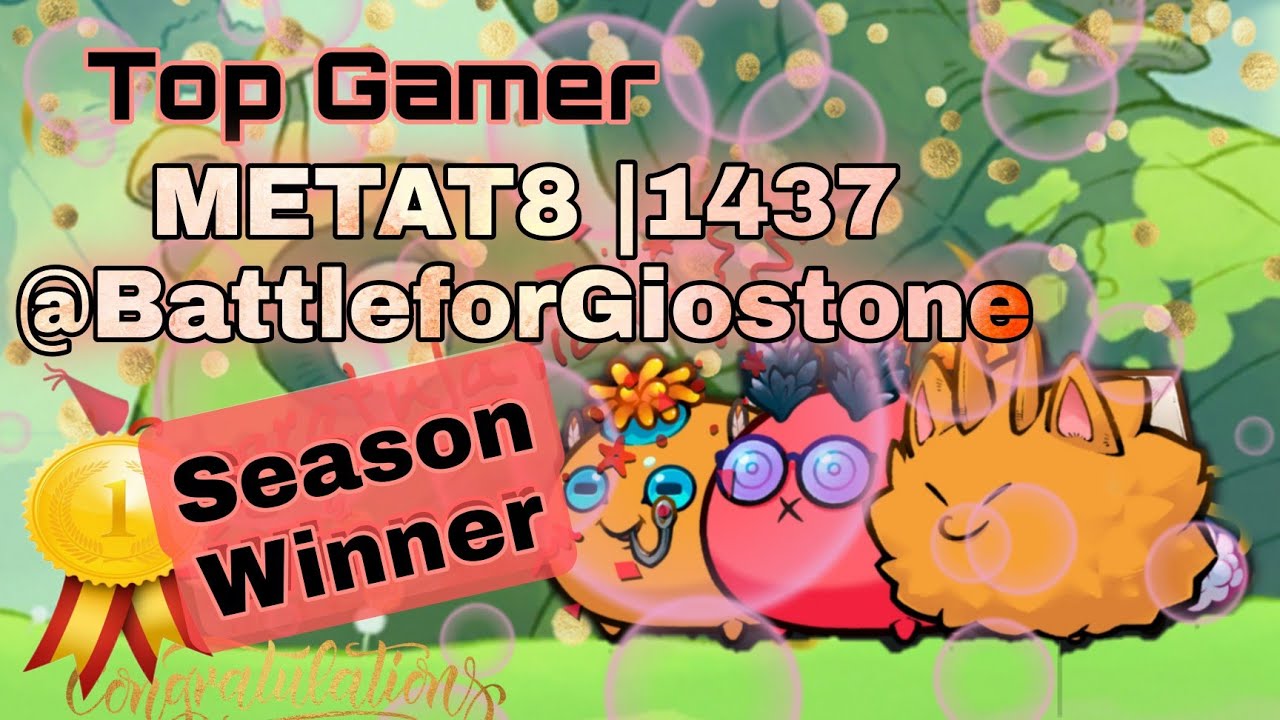 Top Players Build | Season Winner | Axie Origin | Season 0 - Ep9 - YouTube