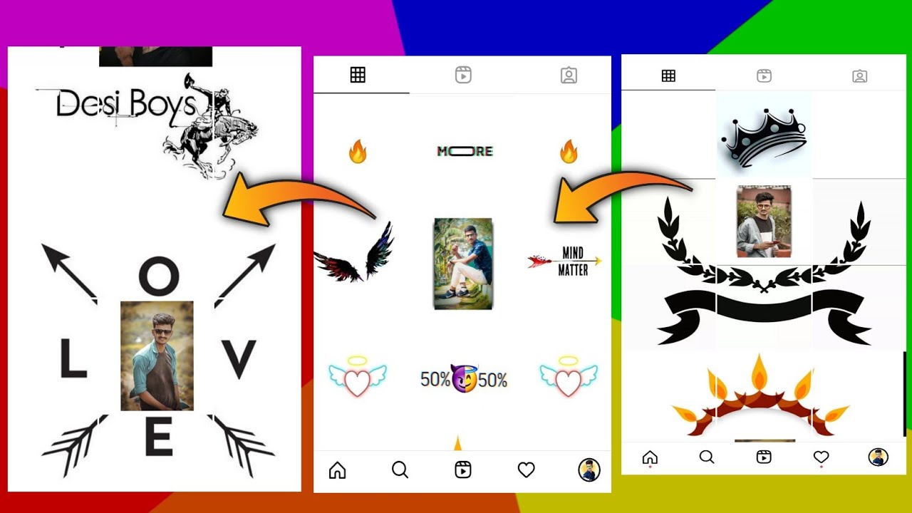 Make Instagram Profile Cool And Attractive || Instagram Layout ...
