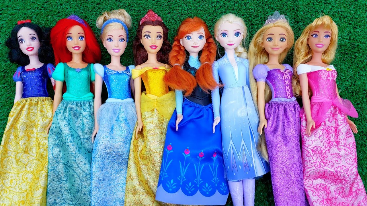 99 Minutes Disney princesses Collection ASMR Satisfying Unboxing ...