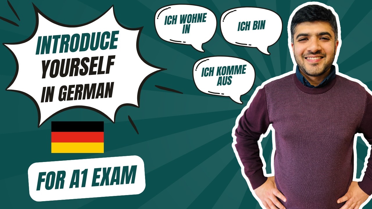 How to Introduce Yourself in German in the A1 Exam for Beginners - YouTube