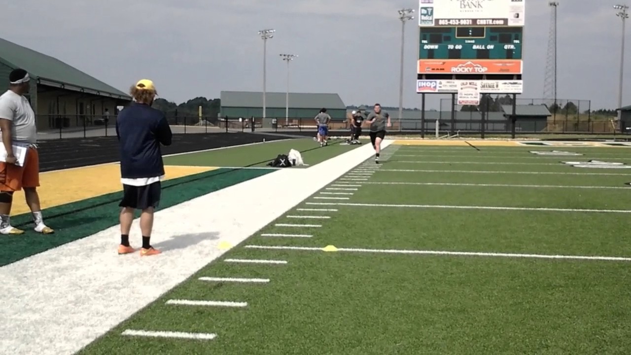 Dalton Justice Official 5.7 40 yard dash - YouTube