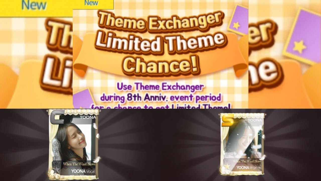 Superstar SM: Theme Exchange from Normal TO Limited Theme "When The ...