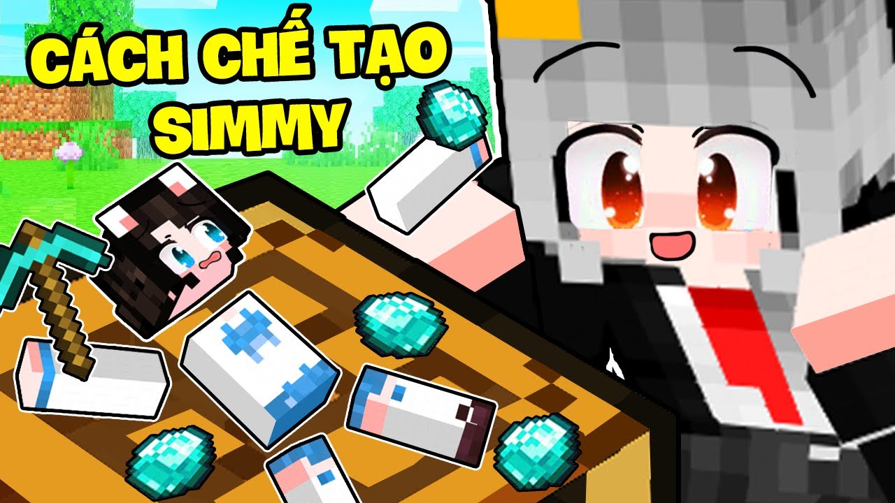 SAMMY THỬ THÁCH 24H CHẾ TẠO THÀNH CÔNG MÈO SIMMY TRONG MINECRAFT - YouTube