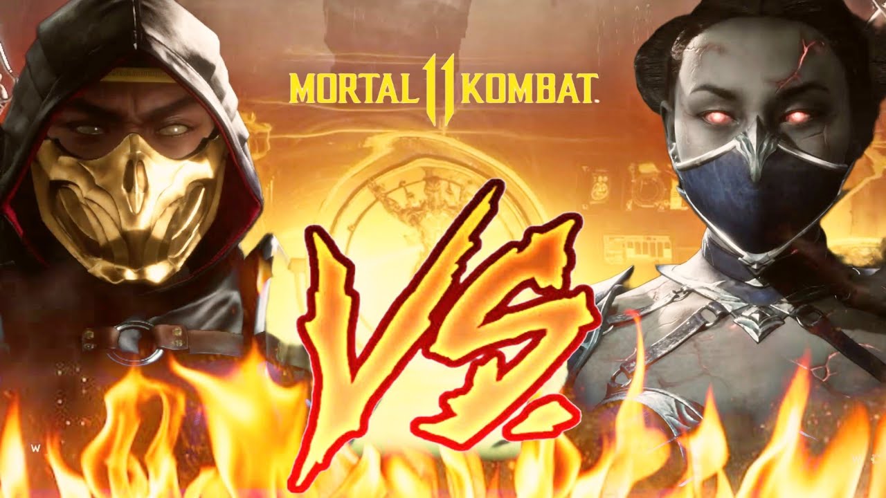 Mortal Kombat 11 - Scorpion vs Kitana (Epic Fight) - YouTube