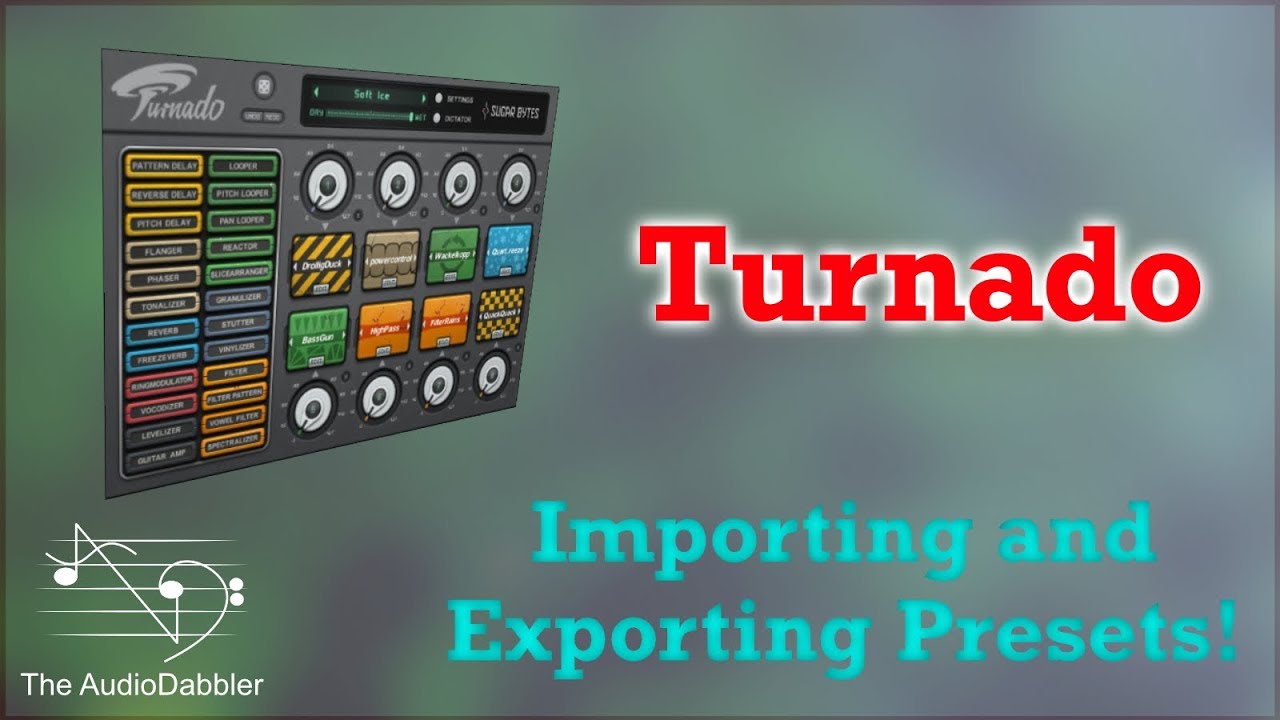 Turnado iPad Quicktip | Saving Exporting and Importing Presets - YouTube