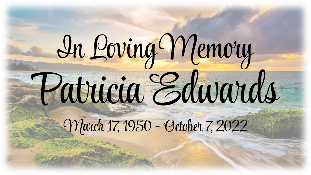 Edwards, Patricia Funeral Service Edited - YouTube