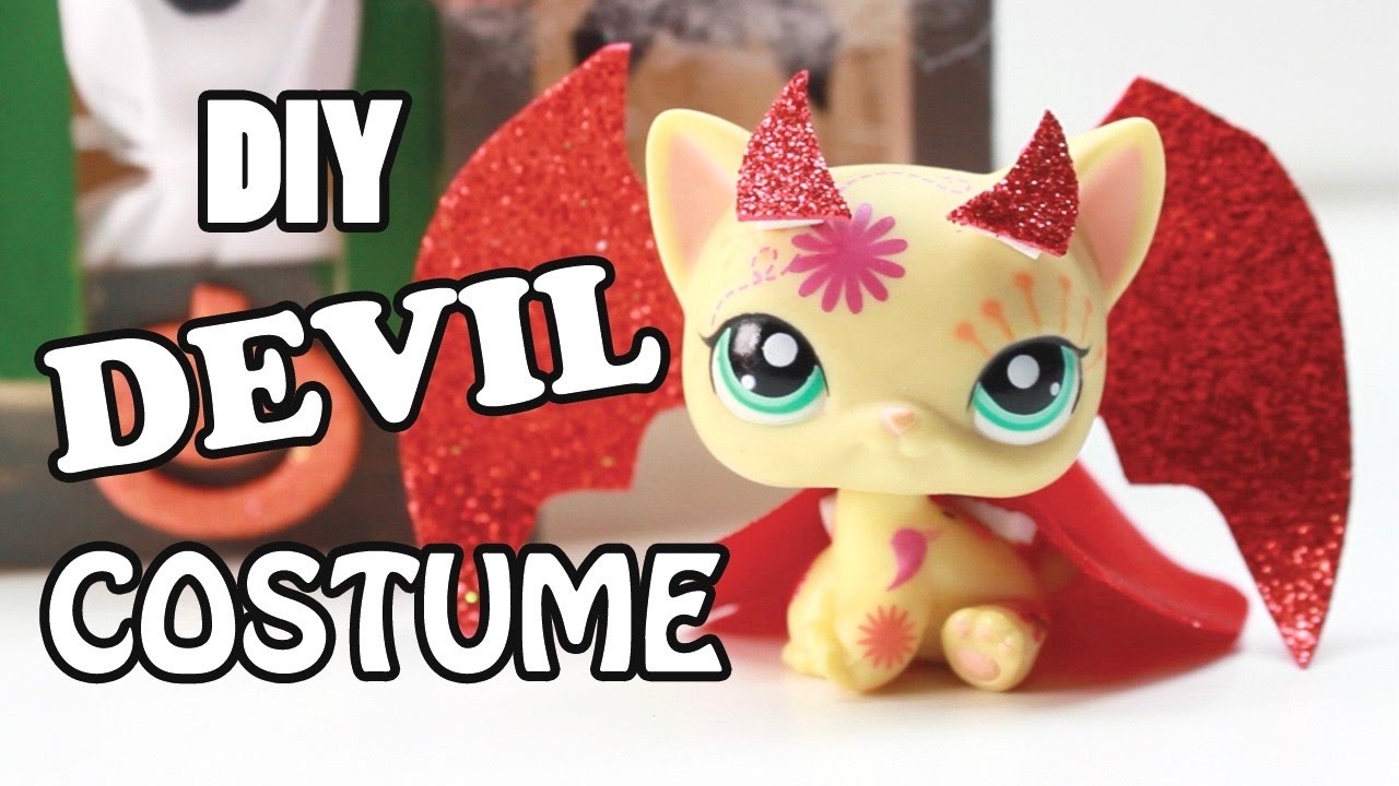 LPS - DIY Devil Halloween Costume! - YouTube
