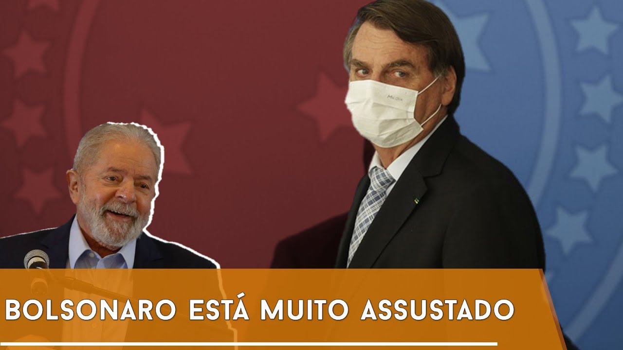 BOLSONARO ASSUSTADO USA ATÉ MÁSCARA! O efeito Lula - YouTube