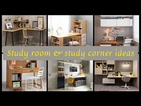 Study room and study corner ideas for your kids - YouTube
