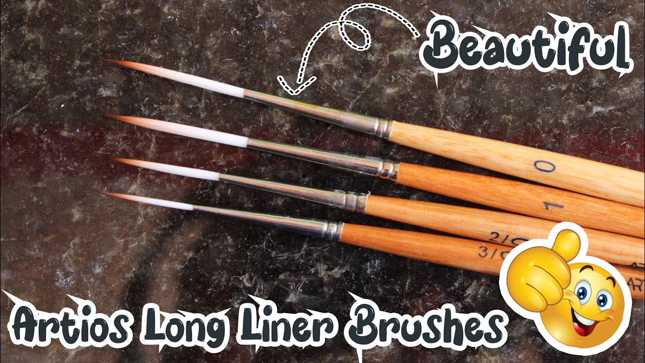 Artios Long Liner Brushes | Amazon - YouTube