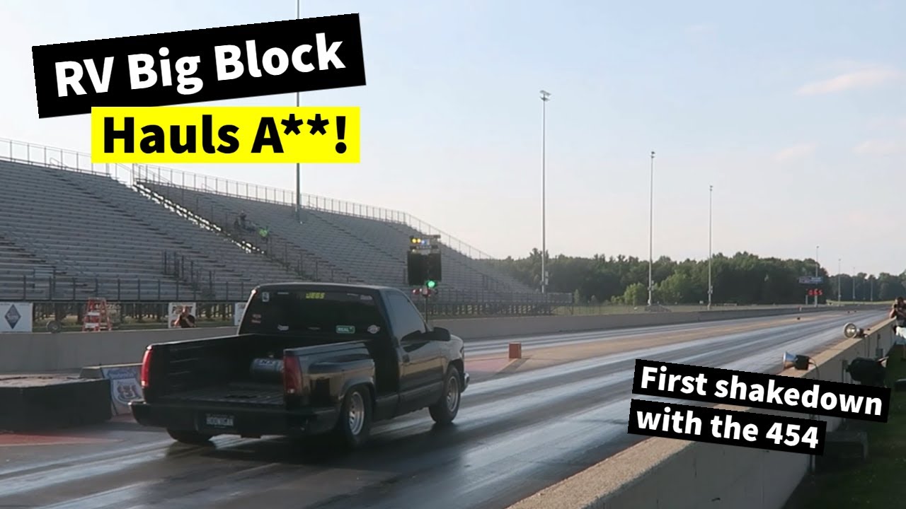 First Track Day with the Motorhome 454 Street Truck! - YouTube