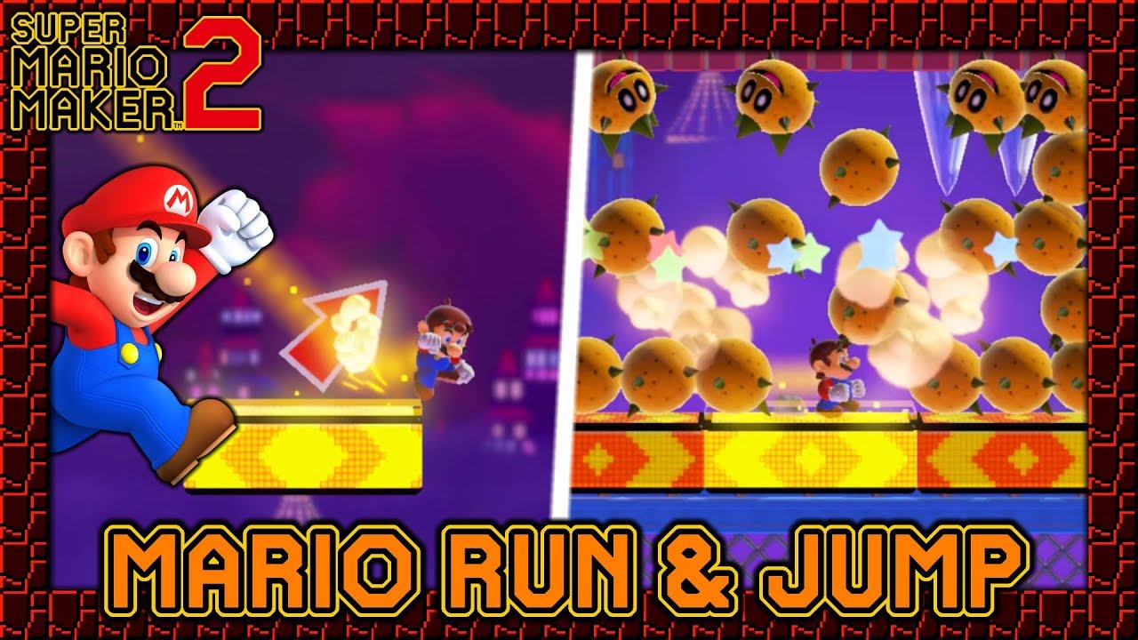 Super Mario Maker 2 - Super Mario RUN & JUMP - YouTube