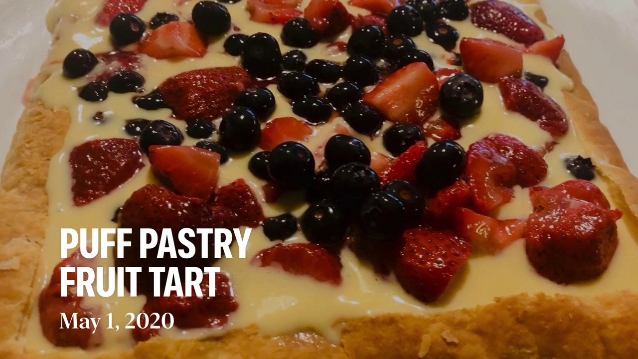Puff Pastry Fruit Tart - YouTube