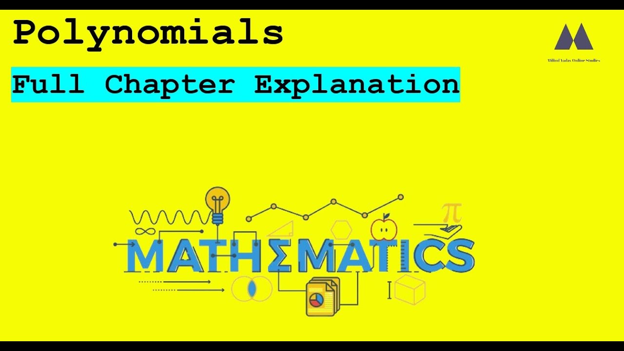 Polynomials | Class - 10 , Mathematics, Chapter - 2 | CBSE | One Shot ...