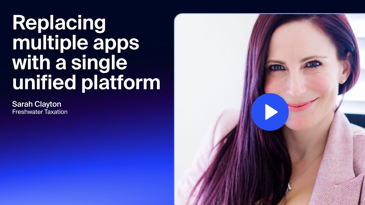 Replacing multiple apps with a single unified platform — Sarah Clayton ...
