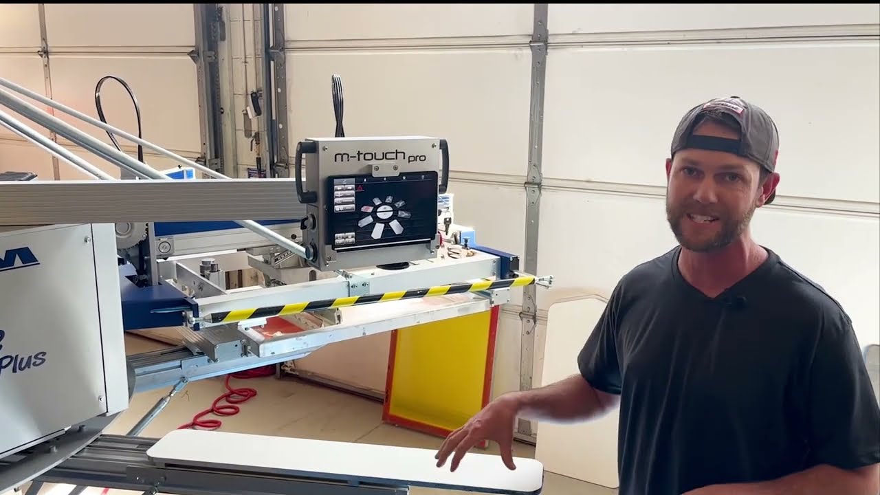 MHM X-Type Plus Automatic Screen Printing Press - Highlighted by Danny ...