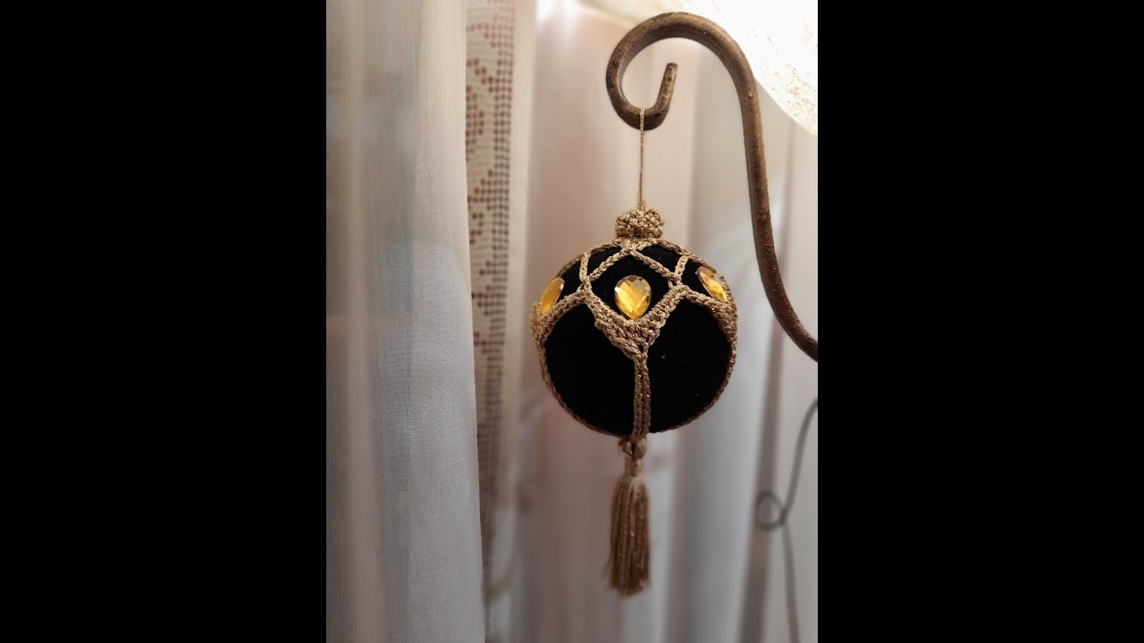 Χριστουγεννιατικη μπαλα πλεκτη-christmas bauble crochet #christmasdecor ...