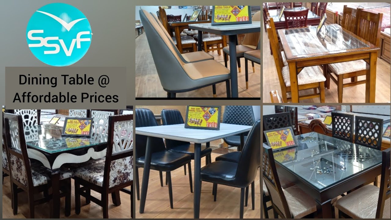Dining Table @ Reasonable Price & Various Options ll Sri Sai ...