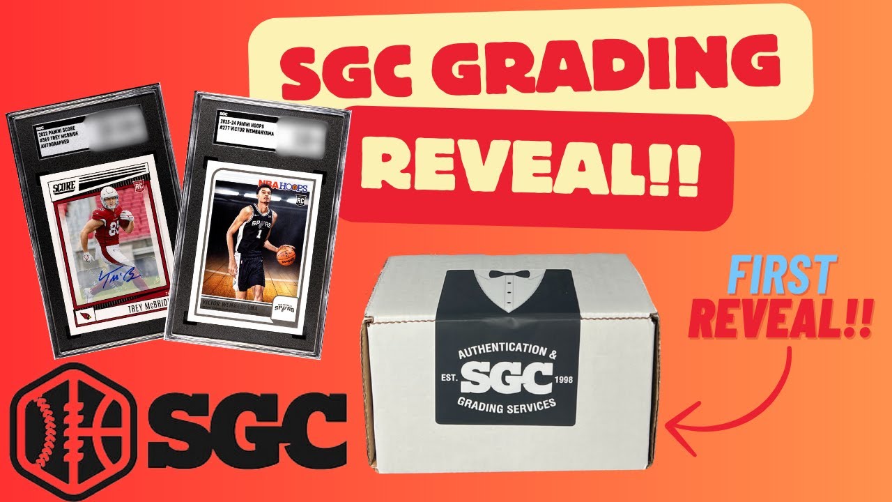 SGC Reveal - My First Graded Sports Card Submission #sgc #cardgrading # ...