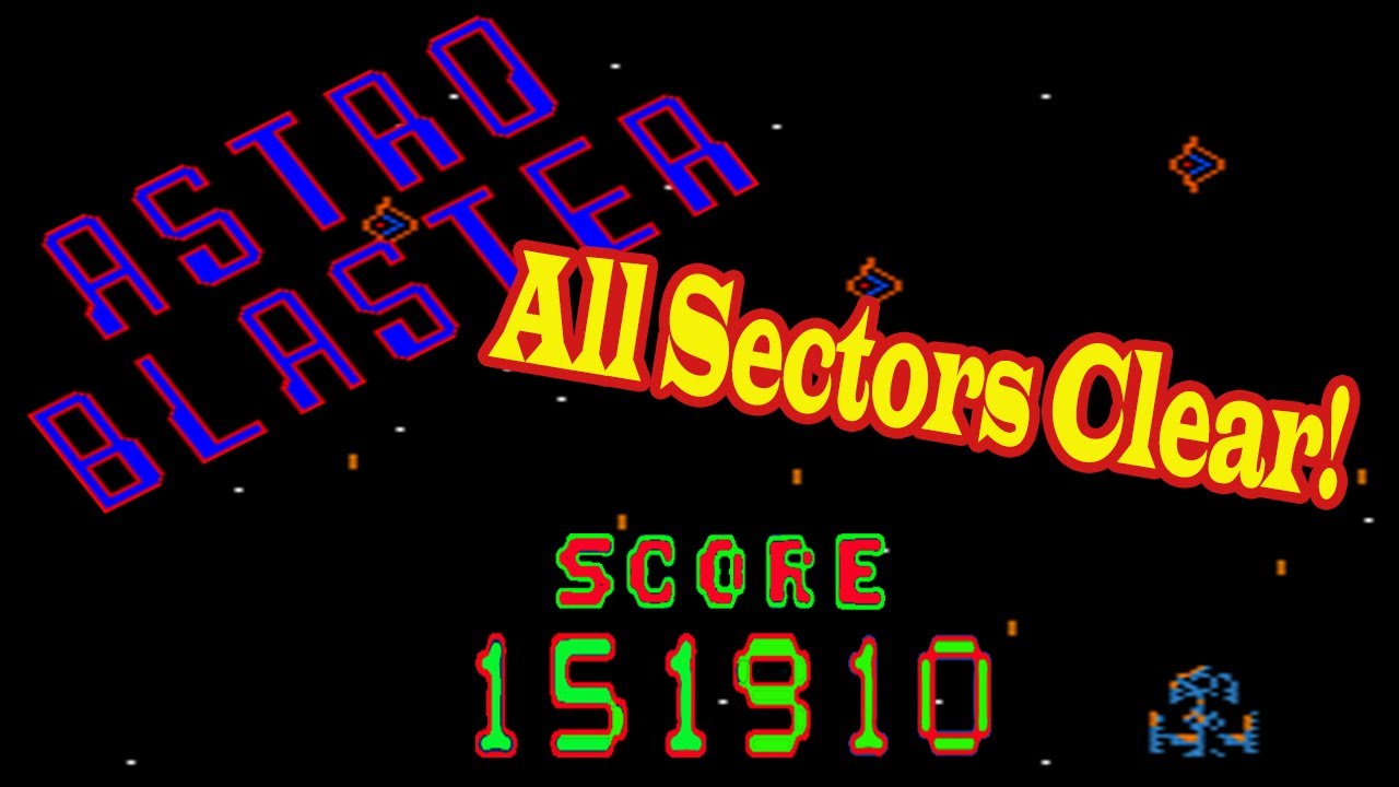 [Arcade 1CC] Astro Blaster アストロブラスター ALL SECTORS CLEARED - 151,910 - YouTube