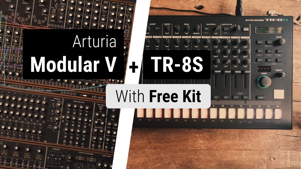 TR-8S + Arturia Modular V Samples (Free Kit) + Digitakt | 4K | 2024 - YouTube