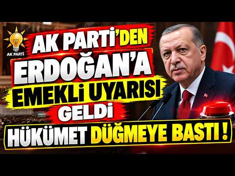 Ak Parti den Erdoğan a Emekli Uyarısı Geldi Hükümet Düğmeye Bastı