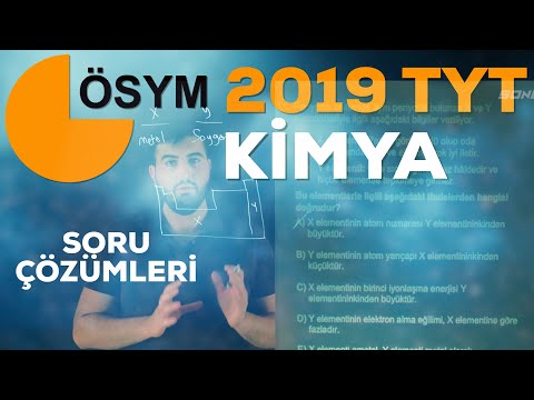 2019 TYT Fen Bilimleri Kimya Çıkmış Soruları ve Çözümleri