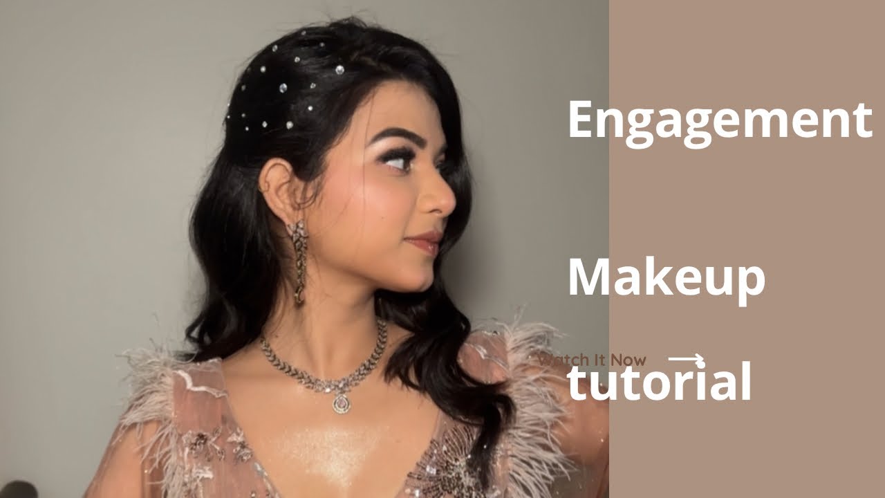 Step by Step Engagement Makeup Tutorial 💍 in hindi - YouTube