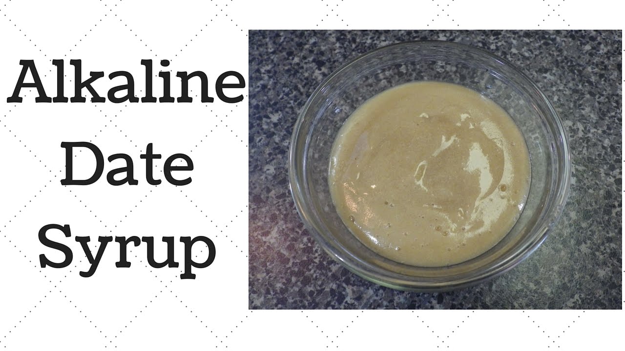 Date Syrup Dr. Sebi Alkaline Electric Recipe - YouTube