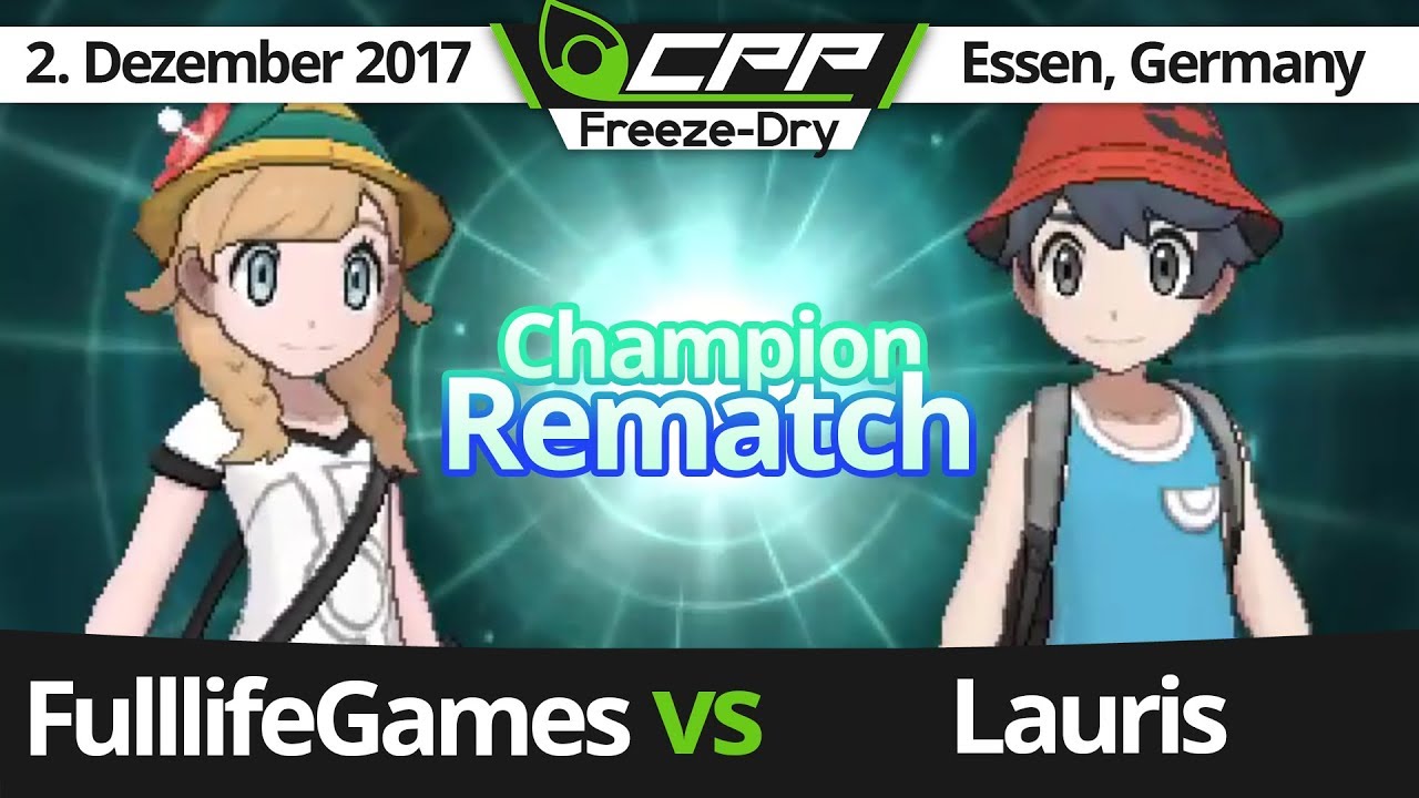CPP: Freeze-Dry Champion Rematch - Lauris vs FullLifeGames - Pokémon ...