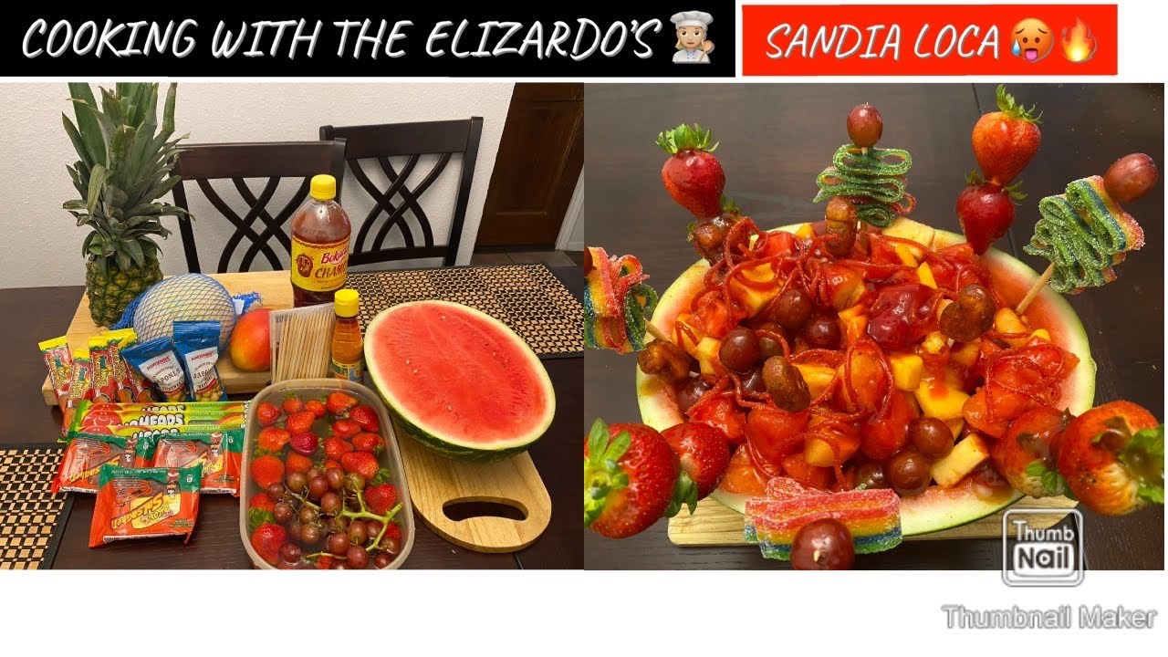 SANDIA LOCA / WATERMELON SNACK ELIZARDO STYLE - YouTube