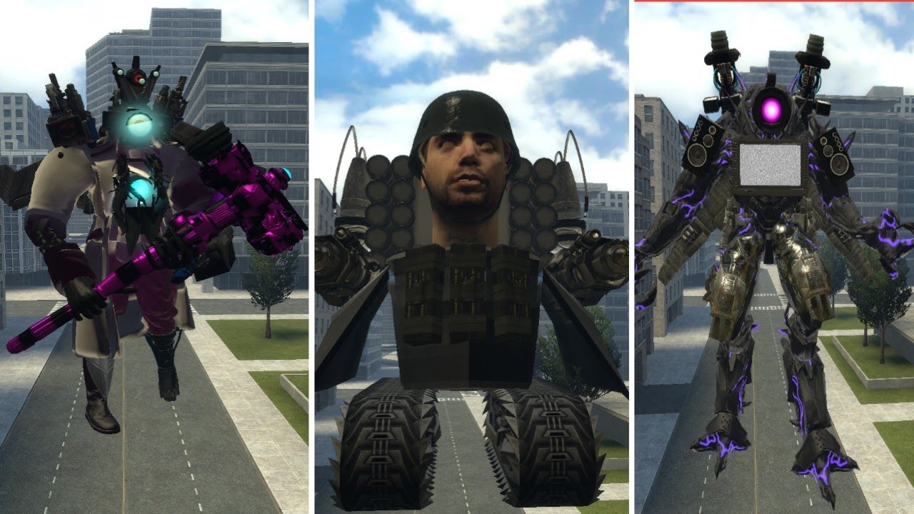 The Skibidi Wars | Tri Titan Cameraman and Titan Speakerman VS Skibidi ...